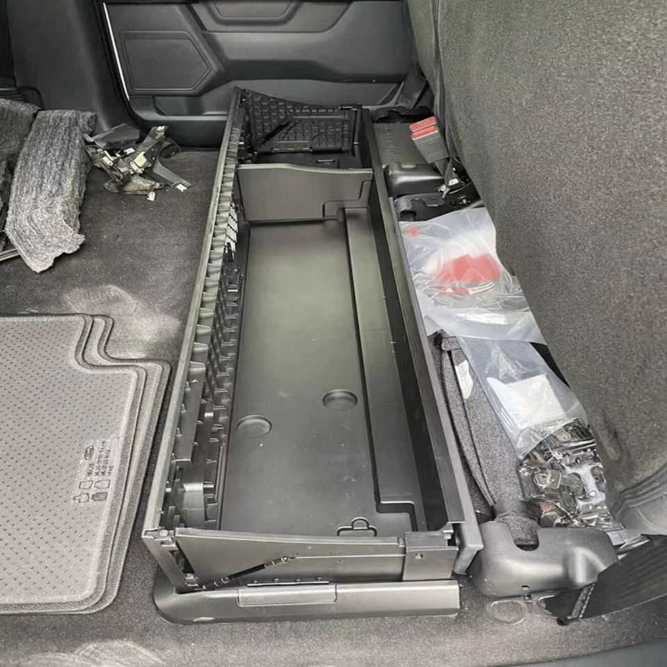 Upgraded Under Seat Storage Box For 2015-2026 F450 Folding Cargo ...