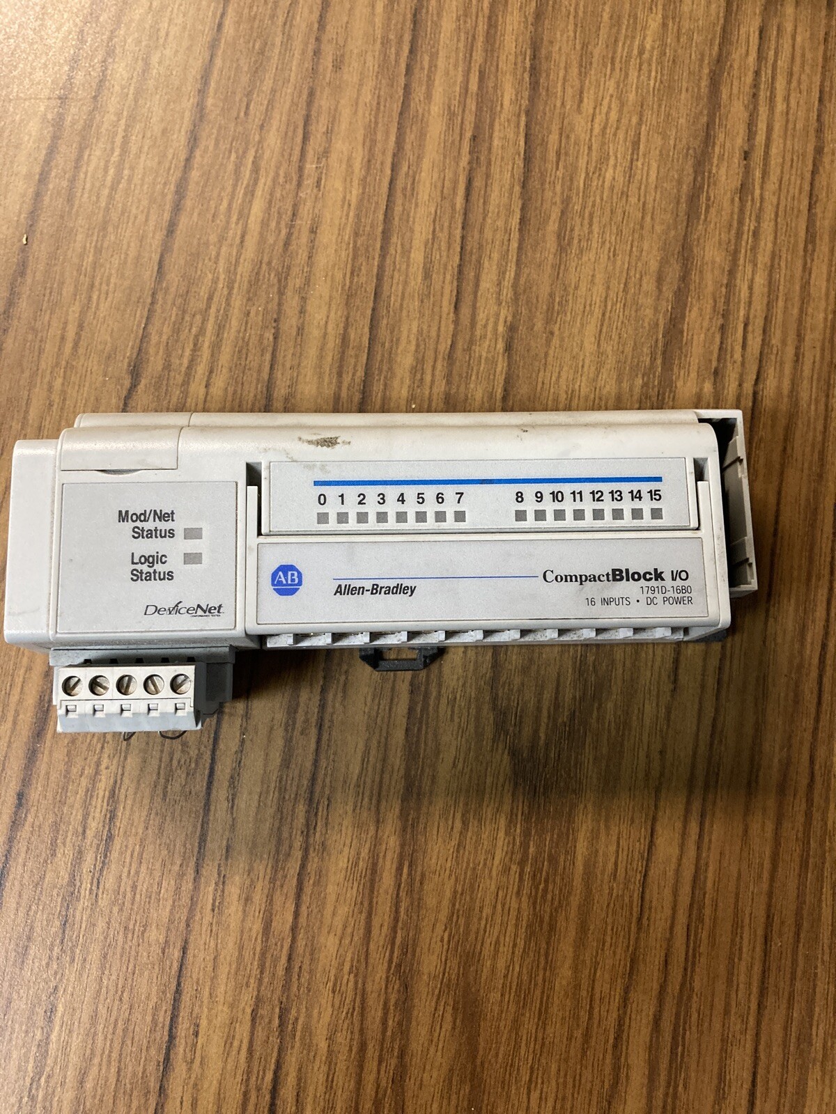 Allen Bradley COMPACT BLOCK I/O 1791D-16B0 USED | eBay