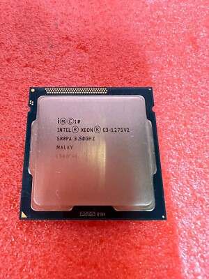 Intel Xeon E3-1275 V2 4-core 8-thread 3.5GHz SR0PA LGA1155 CPU ...