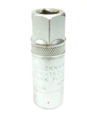 Blackhawk 5/8" 6 Point Chrome Spark Plug Socket 3/8" Drive HW-1520S USA ...