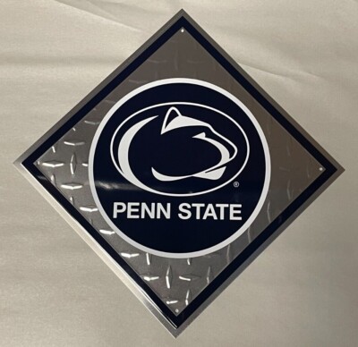 Penn State Lions 10" x 10" DIAGONAL METAL SIGN FOOTBALL BASKETBALL | eBay