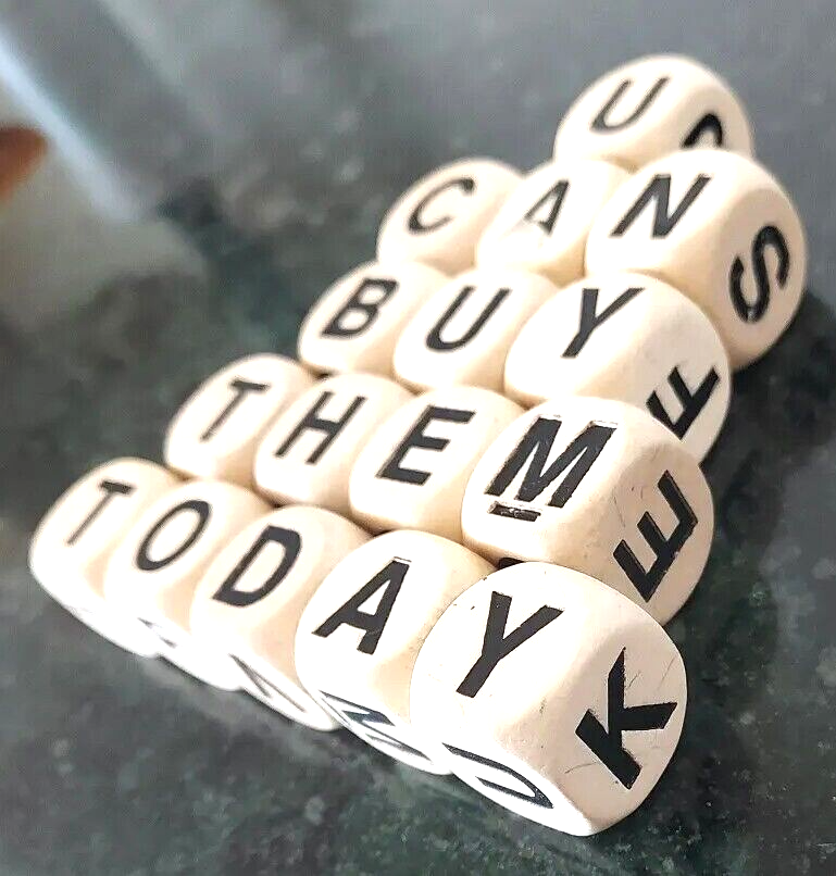 Vintage 1976 Parker Brothers Boggle Replacement Piece Part Letter ...