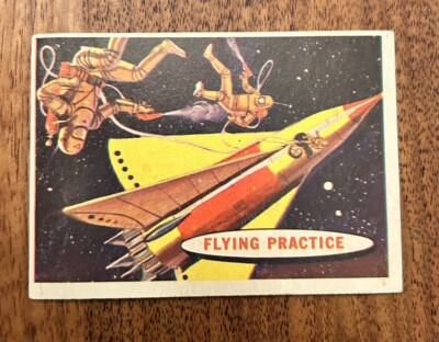1957 Topps Space Cards - #26 Flying Practice EX | eBay
