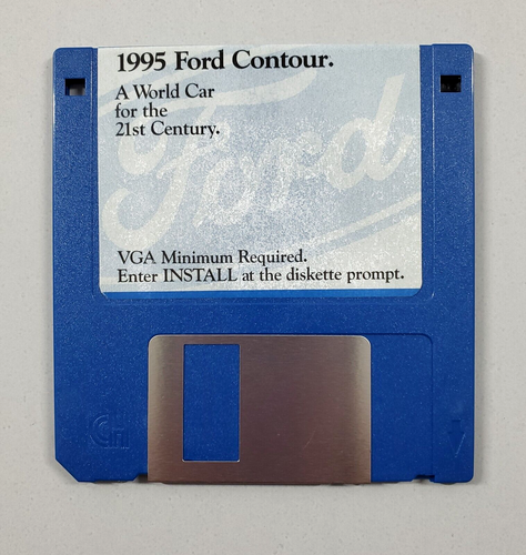 1995 Ford Contour Auto Car Diskette 3.5 Floppy Disk | eBay