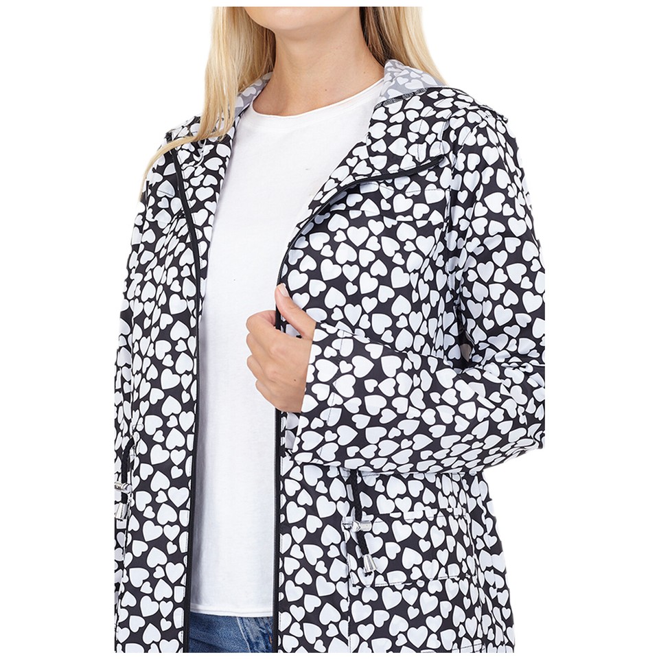 WOMENS RAIN MAC LADIES GIRLS RAINCOAT FISHTAIL KAGOOL PARKA FESTIVAL ...