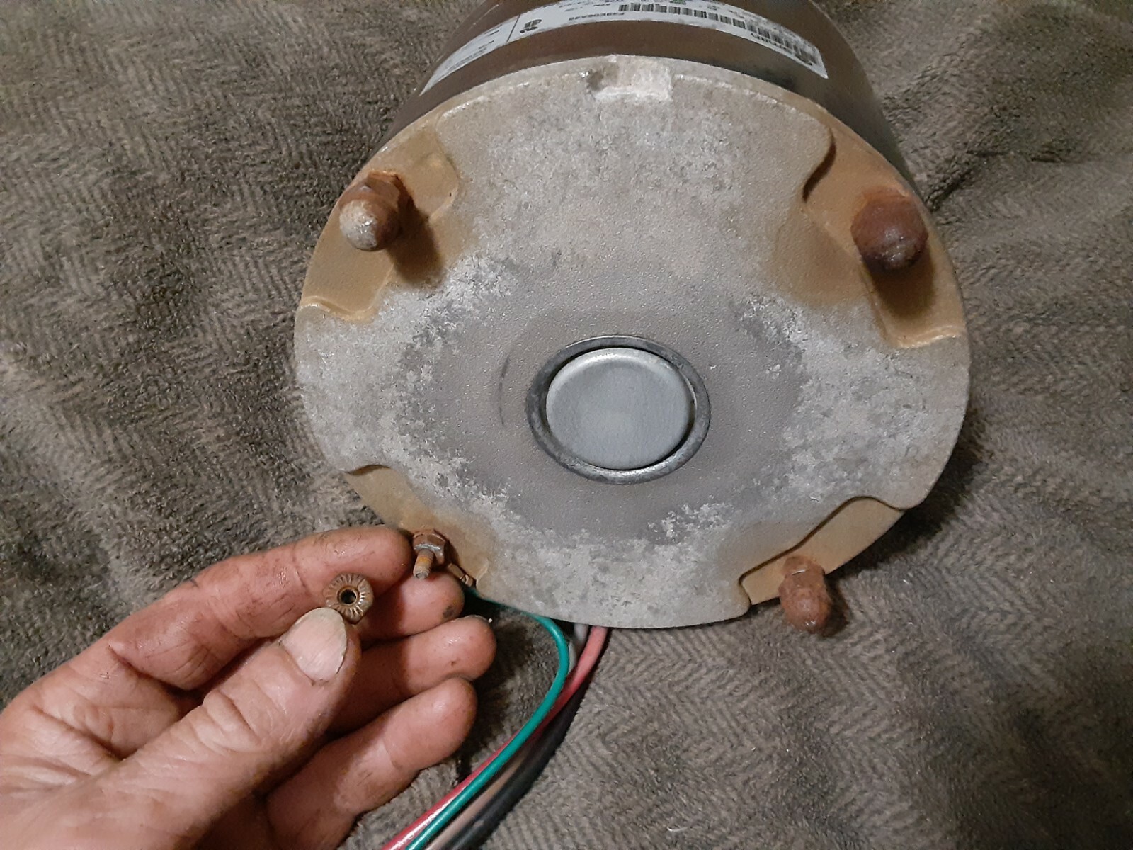 A.O.Smith F48E06A48 1/4 HP 208-230 V 1100 RPM Condenser FAN MOTOR 024 ...