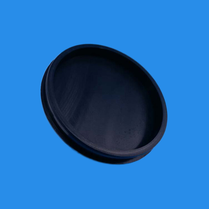 Black Silicone Rubber Blanking End Caps Tube Pipe Inserts Plug Bung 43. ...