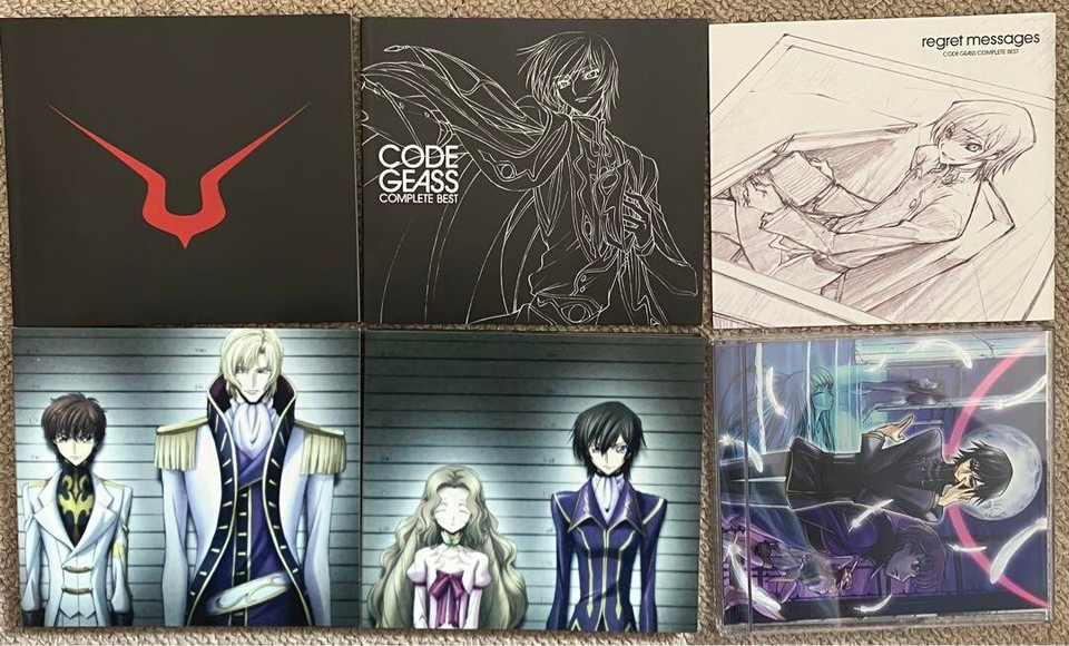 Code Geass Complete Best Limited Edition OP ED Box CD + DVD Used F/S | eBay