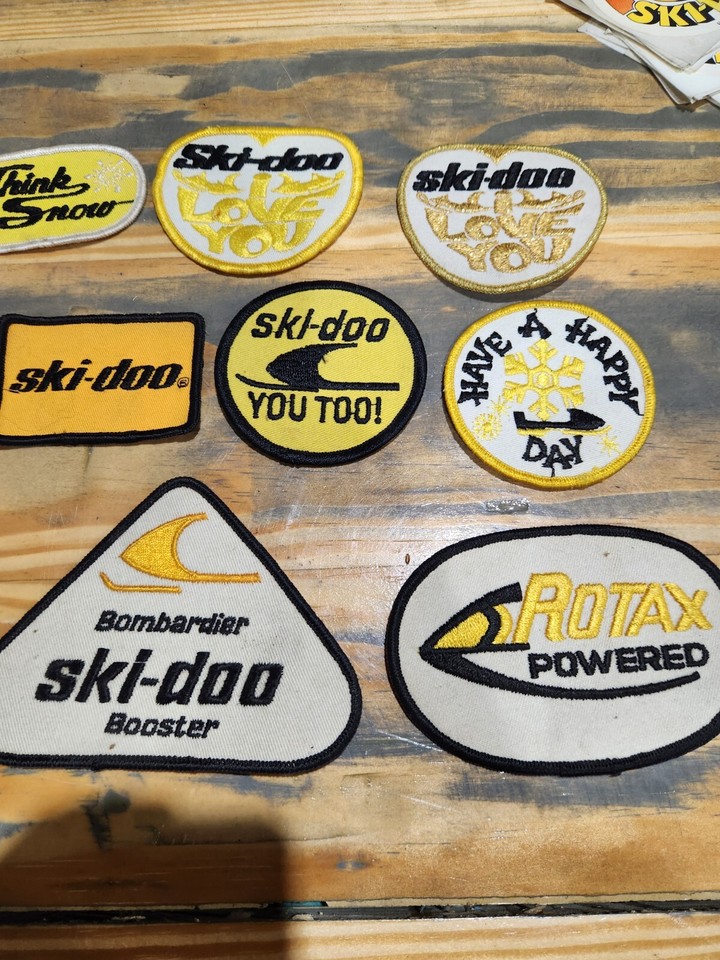 Genuine Vintage SKI DOO Snowmobile Embroidered Patchs Sticker | eBay