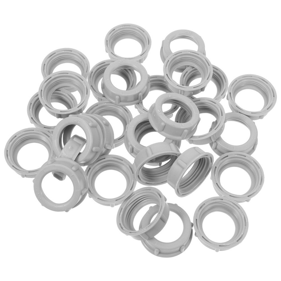 100 Pcs Insulating Conduit Bushing Threaded Connector Anti-Scratch ...