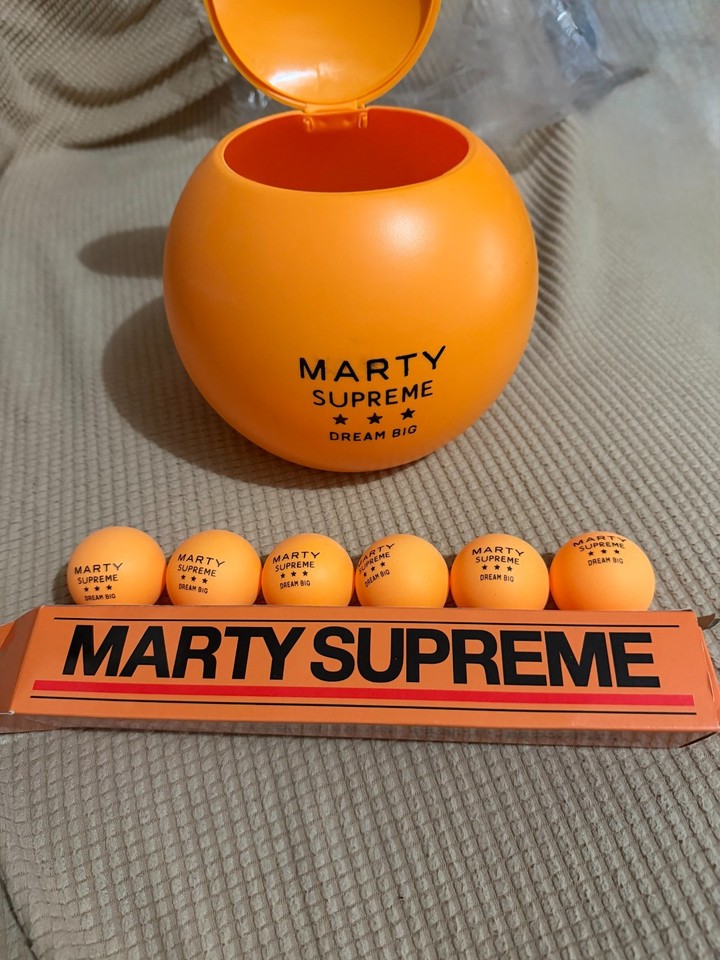 MARTY SUPREME x A24 Limited Edition Ping Pong Popcorn Bucket Dream Big ...