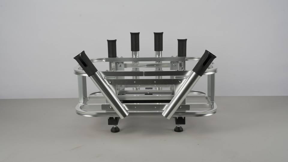 Aluminum Jet Ski PWC Fishing Rod Rack & Cooler Combo - Compatible with ...