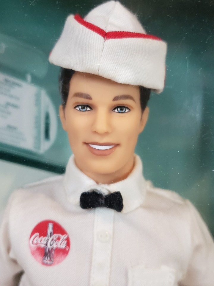 RARE COCA-COLA DINER WAITER KEN BARBIE DOLL 1999 MATTEL 25678 NRFB | eBay
