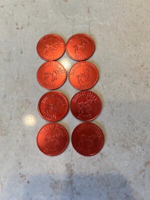 Set Of 8 Fantasy Island Game Tokens | eBay