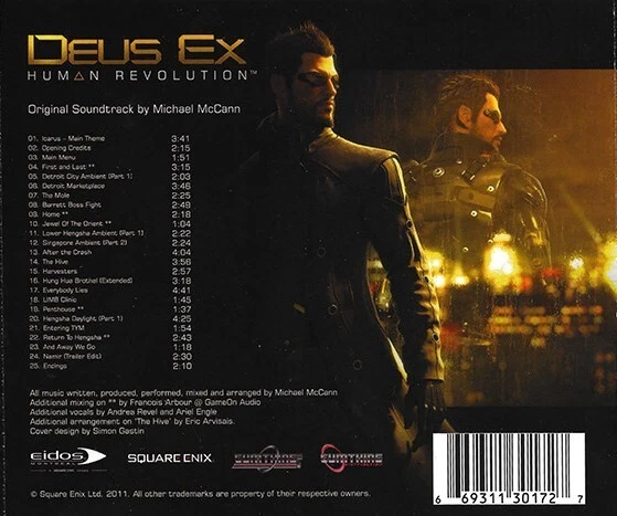 Deus Ex Human Rev Soundtrack