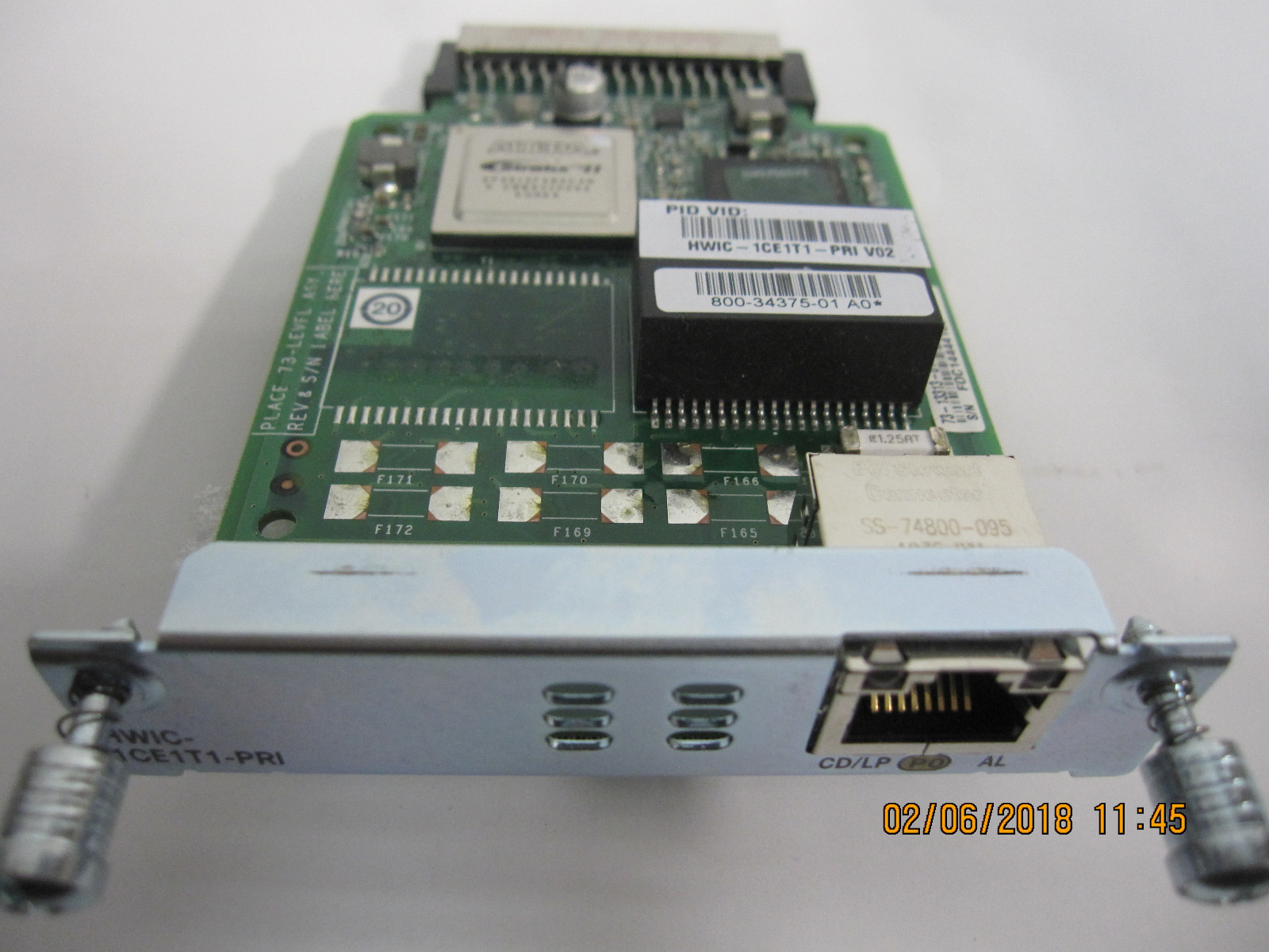 Cisco HWIC-1CE1T1-PRI= High-Speed WAN Interface Card Channelized T1/E1 ...