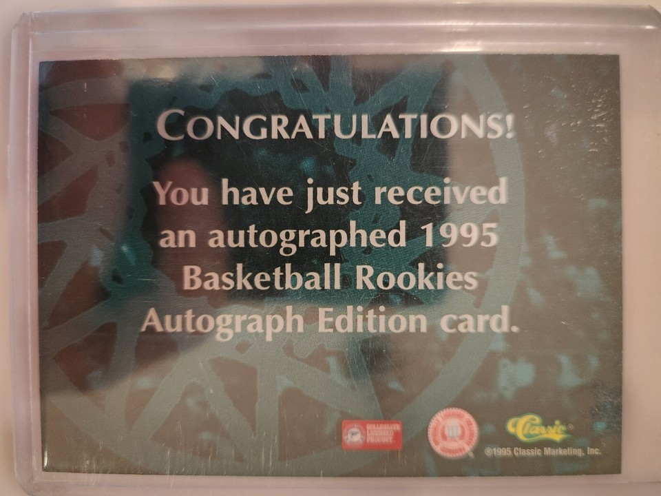 1995 Classic Rookies Autograph Edition MARK DAVIS Auto Texas Tech | eBay