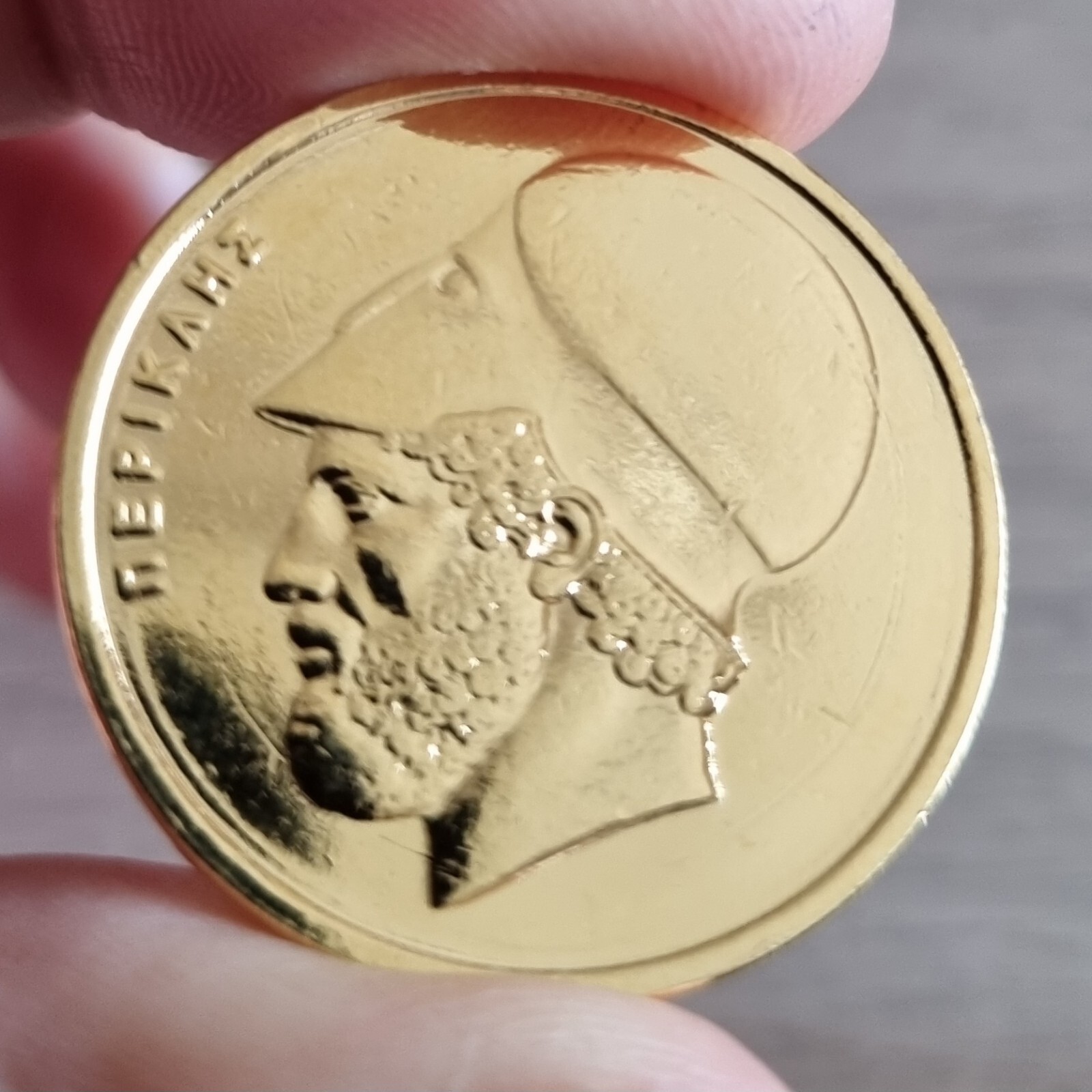 Greece 1980 20 Apaxmai Gold Plated Coin makes a wonderful gift | eBay