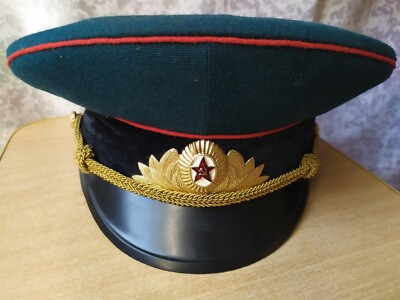 Vintage Soviet USSR ORIGINAL Border guard KGB cap Officer Hat Military ...