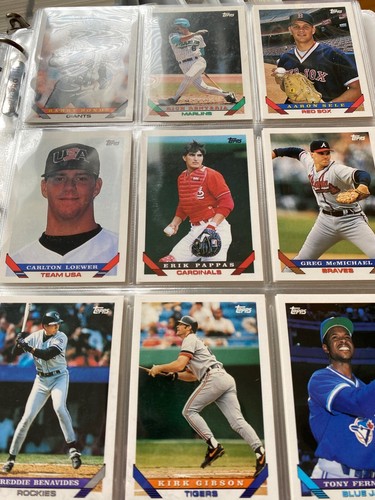 1993 Topps baseball traded complete set in binder. | eBay