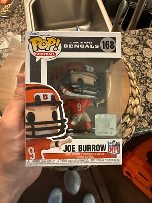 JOE BURROW Funko Pop! NFL #168 Home Uniform Cincinnati Bengals | eBay