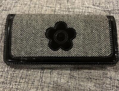 MARY QUANT LONG WALLET GRAY 16 | eBay
