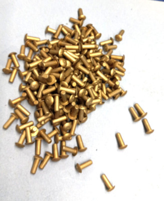 MILITARY STANDARD P/N MS20470AD4-6 RIVETS Length: 3/8", dia: 1/8" (231/ ...