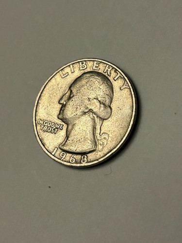 1968 QUARTER. NO MINT MARK. ERROR RIM &"DOLLAR" | eBay