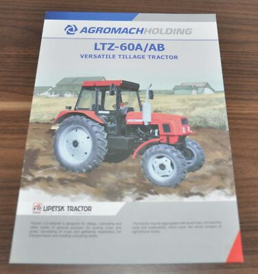 LTZ 60 A/AB Versatile Tillage Tractor Russian Brochure Prospekt | eBay