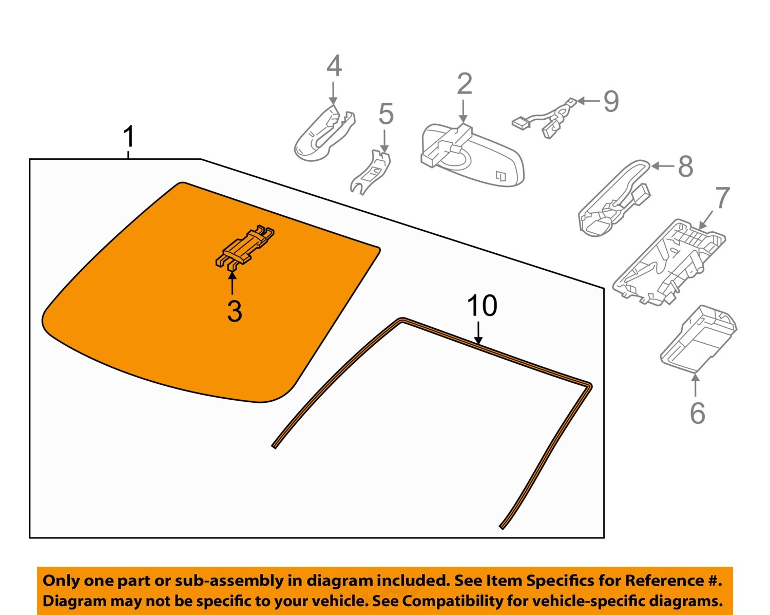 Chevrolet GM OEM Windshield 84330030 | eBay