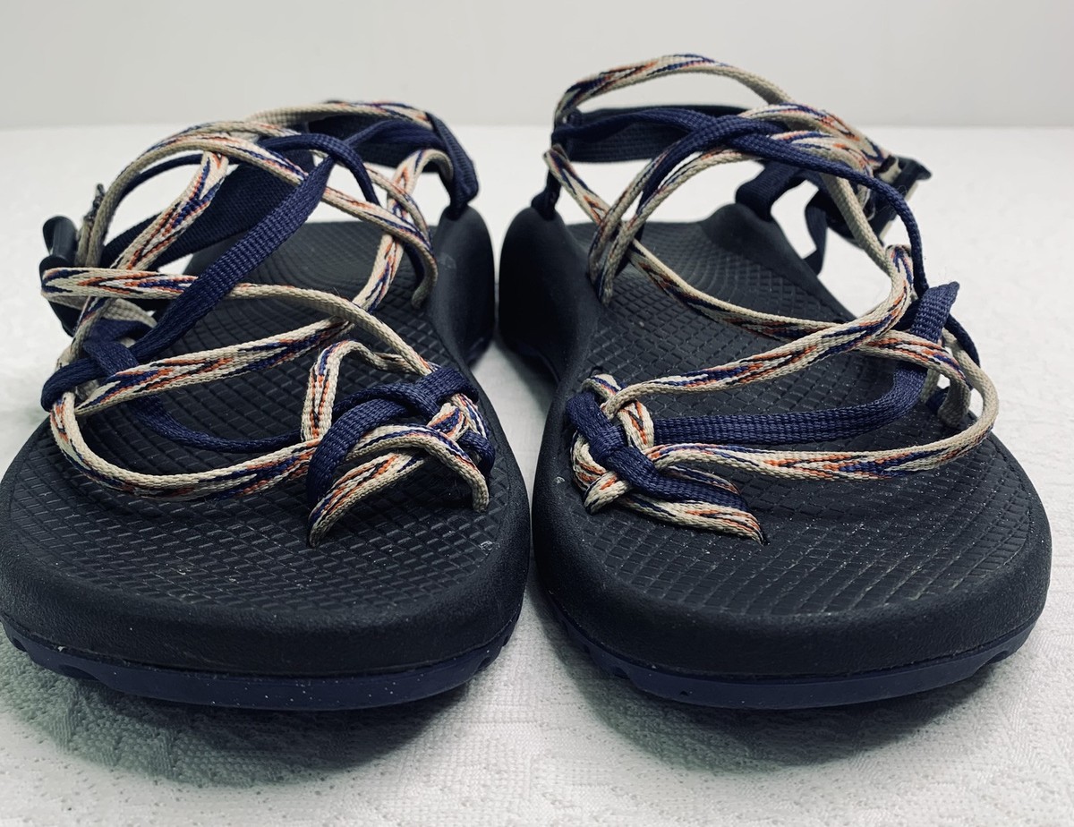 Chacos ZX/3 Size 8W Classic Incan Blue Red White Strappy Chacos ZX/3 Size 8W Classic Incan Blue Red White Strappy