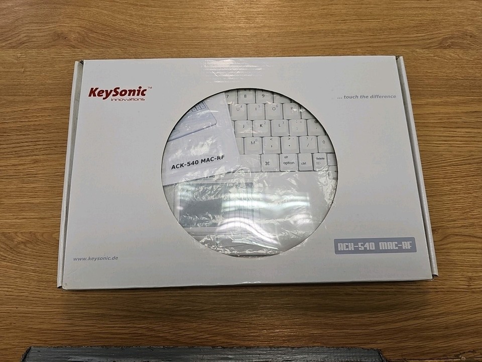 Keysonic Ack-540 Mac-rf Wireless Keyboard Complete | eBay UK