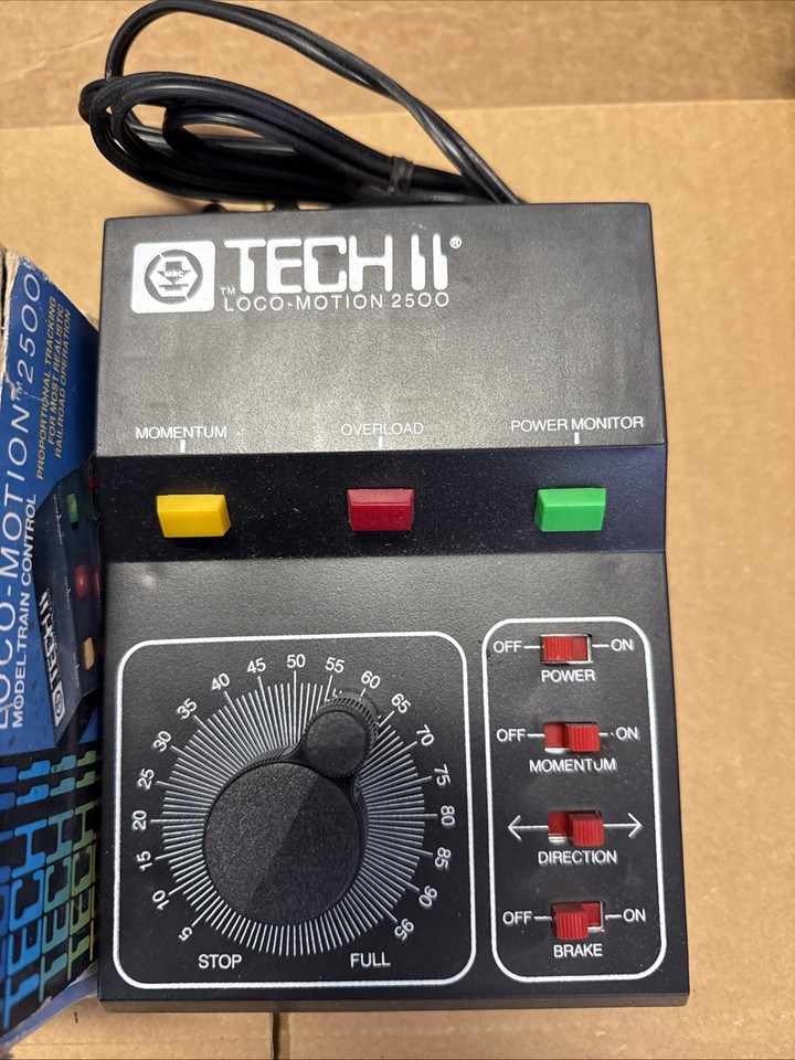 MRC Tech 2 II Loco-Motion 2500 Model Train DC Controller Transformer | eBay