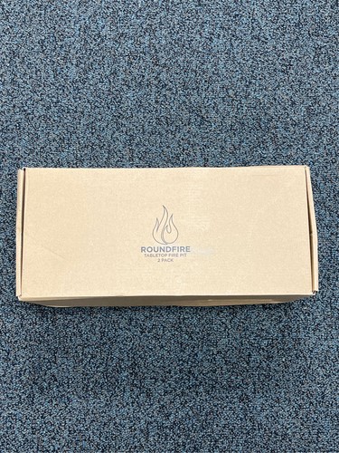 ROUNDFIRE Concrete Tabletop Fire Pit 2 Pack - Ethanol Fire Pit, Fire ...