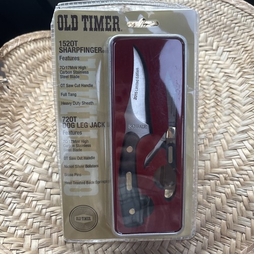 Old Timer 1520T Sharpfinger and 720T Dog Leg Jack Factory Sealed ...