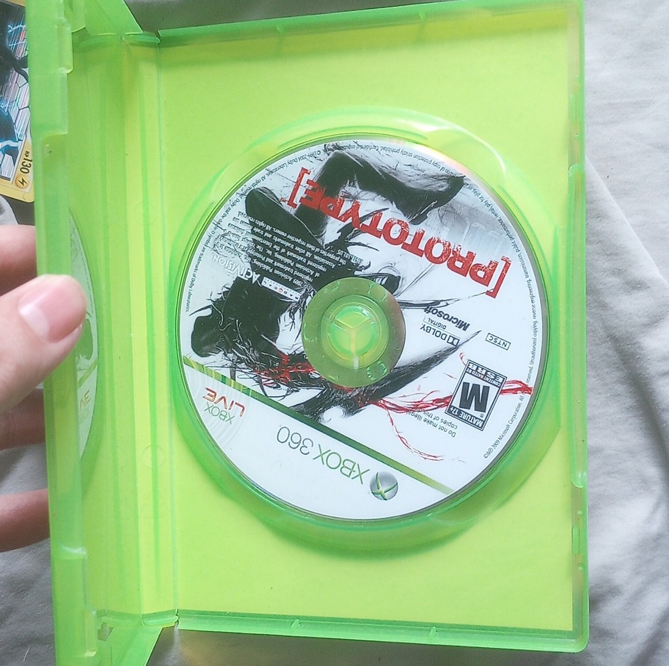Activision Prototype (Xbox 360) Action & Adventure M-Mature Manual ...