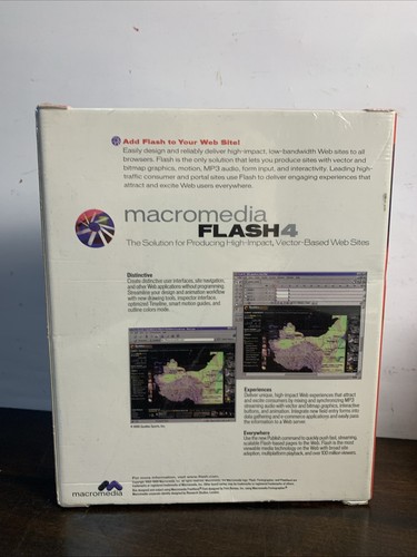 MACROMEDIA FLASH 5 FOR MAC - EDUCATION FULL VERSION New in Box | eBay