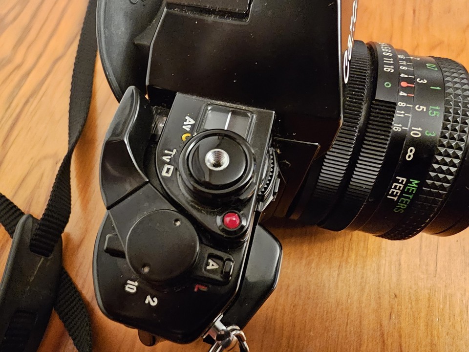 Canon A-1 FD Used with camara case and paper work | eBay