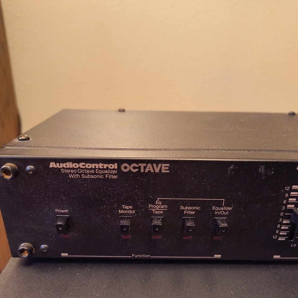 Audio Control Octave Stereo Equalizer Subsonic Filter Noise Stereo ...