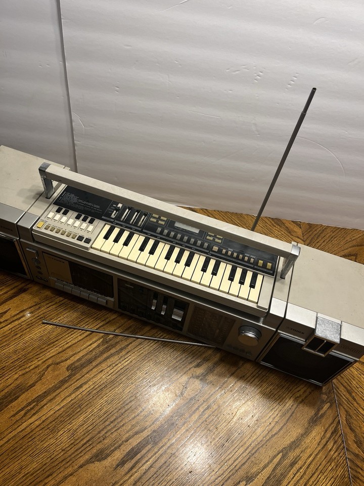 Vintage 1980s Rare Fisher SC-300 Boombox Keyboard Combo Rare See ...