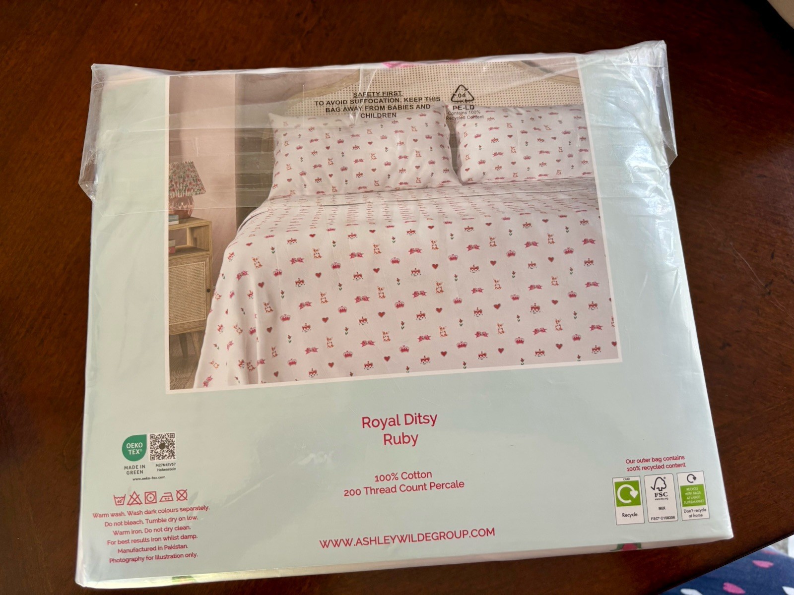 New Cath Kidston London Queen Sheet Set Cotton Royal Dogs Flowers Ditsy ...