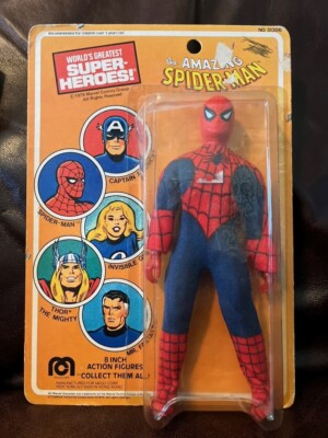 1979 Mego World's Greatest Superheroes Spider-Man, US Card | eBay