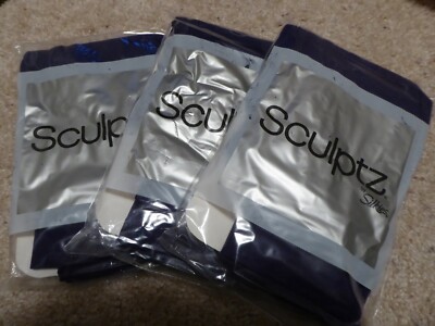 3 Pair Sculptz by Silkies Shaping Tights Medium Royal Purple, 9349MRL ...