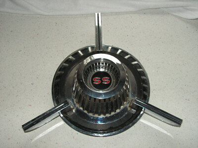1964 Chevy Center cap Chevelle Malibu SS WHEEL COVER Original GM Impala ...