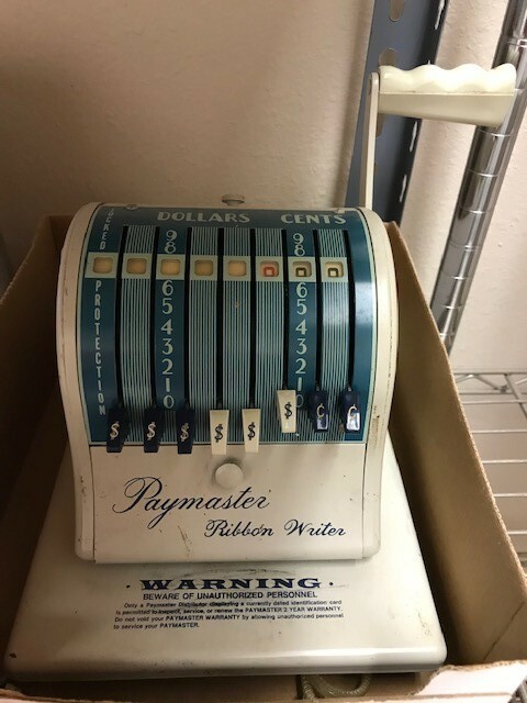 Paymaster Ribbon Writer Series | eBay