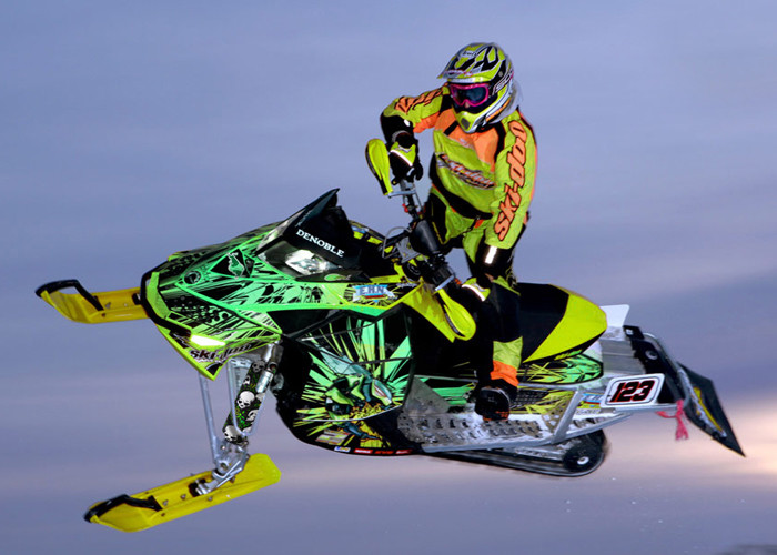 Green Skull Ski-Doo Bombardier BRP Shock Protector Covers Snowmobile ...