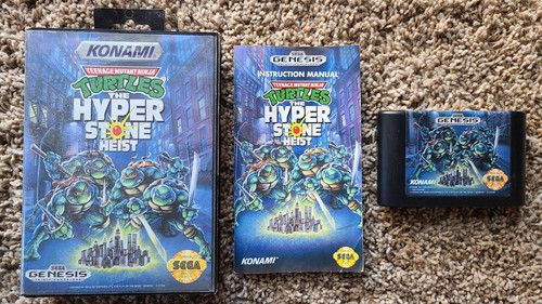 Teenage Mutant Ninja Turtles: The Hyperstone Heist (Genesis, 1992), CIB ...