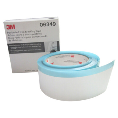 3M 06349 Perforated Trim Masking Window Tape Hard Band 10mm x 10m ...