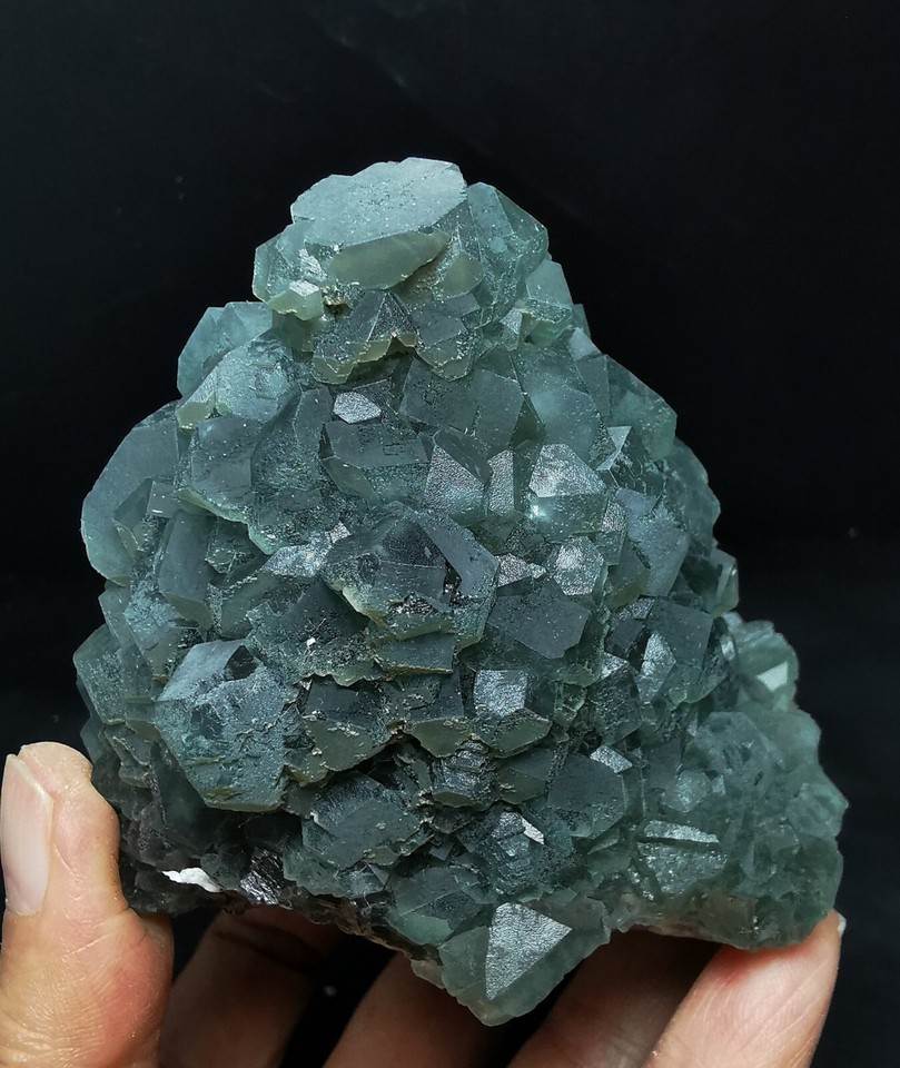 640g New Find Natural Green Spherical Fluorite Quartz Rock Mineral ...