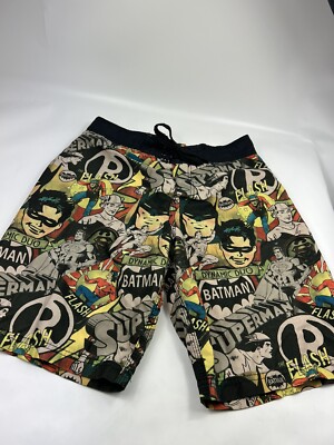 Boys Youth Superhero Swim Trunks Board Shirts size Small (16) Batman ...